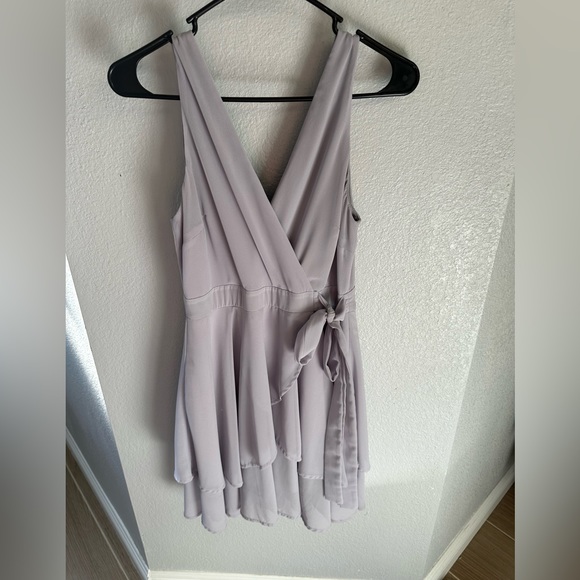 Windsor | Dresses | Windsor Purple Flowy Wrap Dress | Poshmark